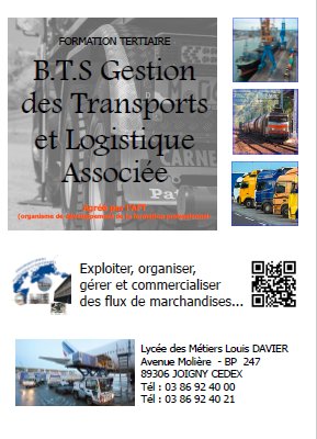 BTS Gestion des Transports et Logistique associée